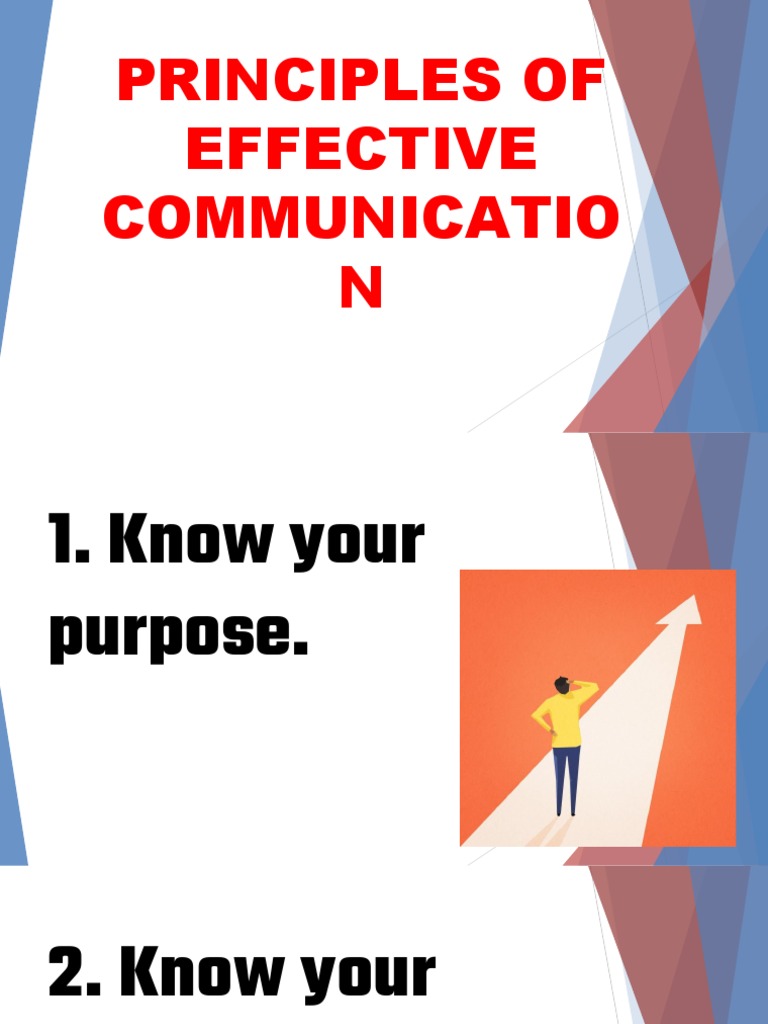 Principles of Effective Communication | PDF
