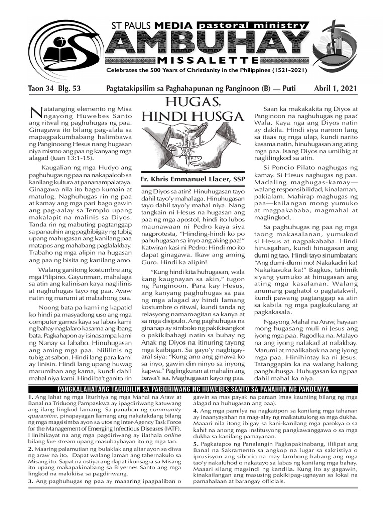 Sambuhay Tagalog April 1 2021 | PDF