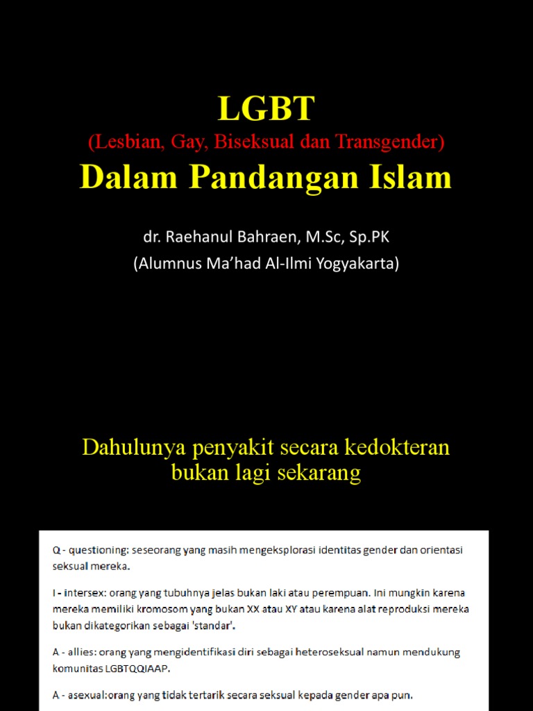 LGBT Dalam Pandangan Islam | PDF