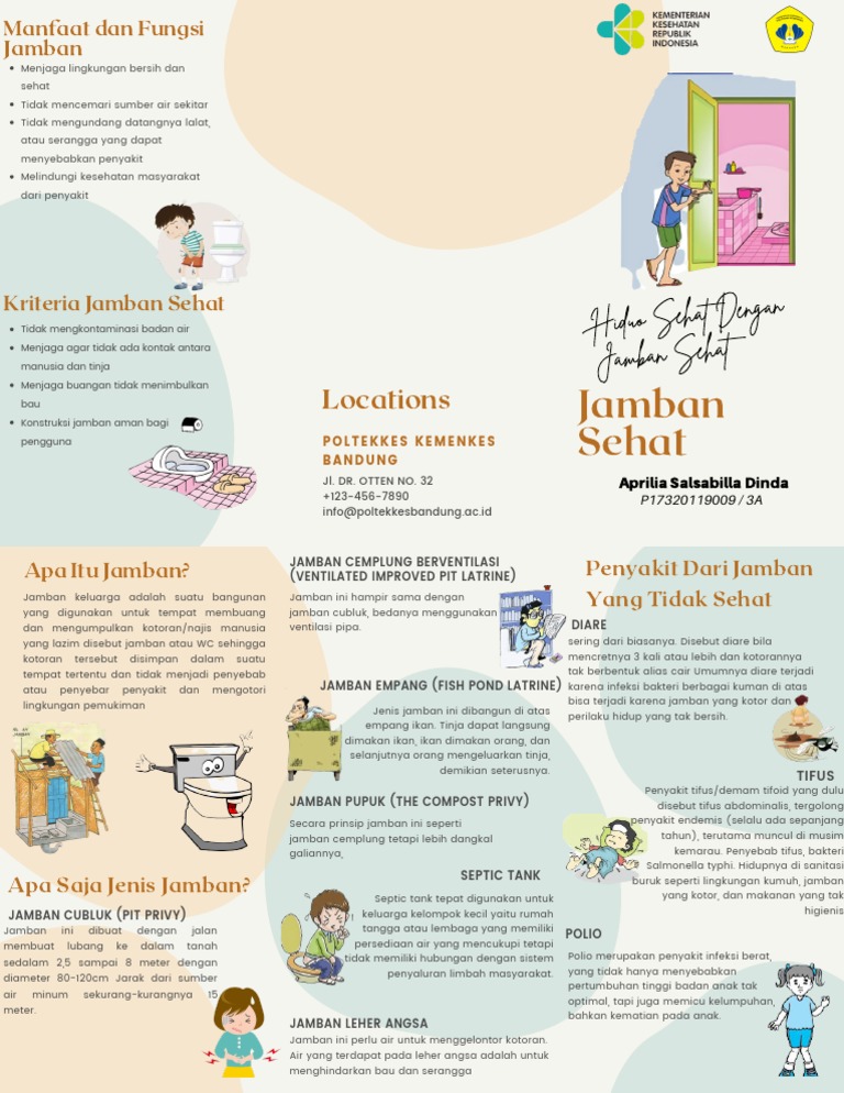 Leaflet Jamban Sehat | PDF