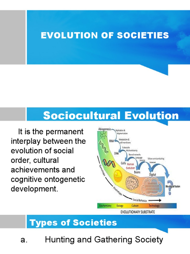 Timeline of Societal Evolution | PDF | Society | Hunter Gatherer