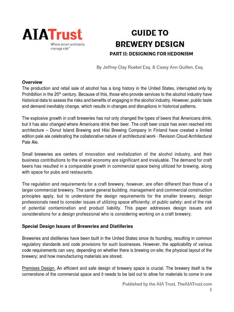 Guide Brewery Design | PDF | Brewery | Brewing