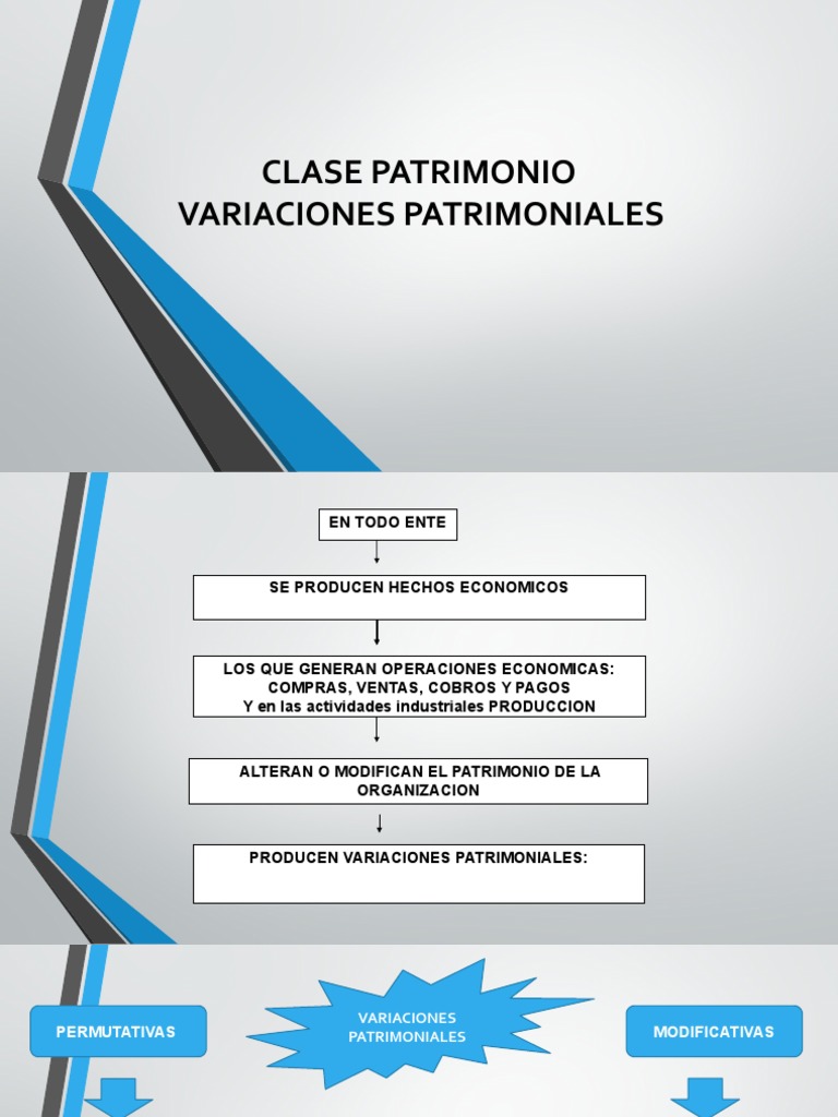 Material 5 PATRIMONIO - Variaciones Patrimoniales - TEORÍA CONTABLE ...