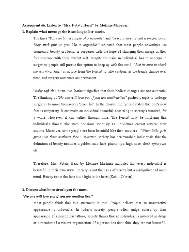 Understanding The Self Activity 1 | PDF