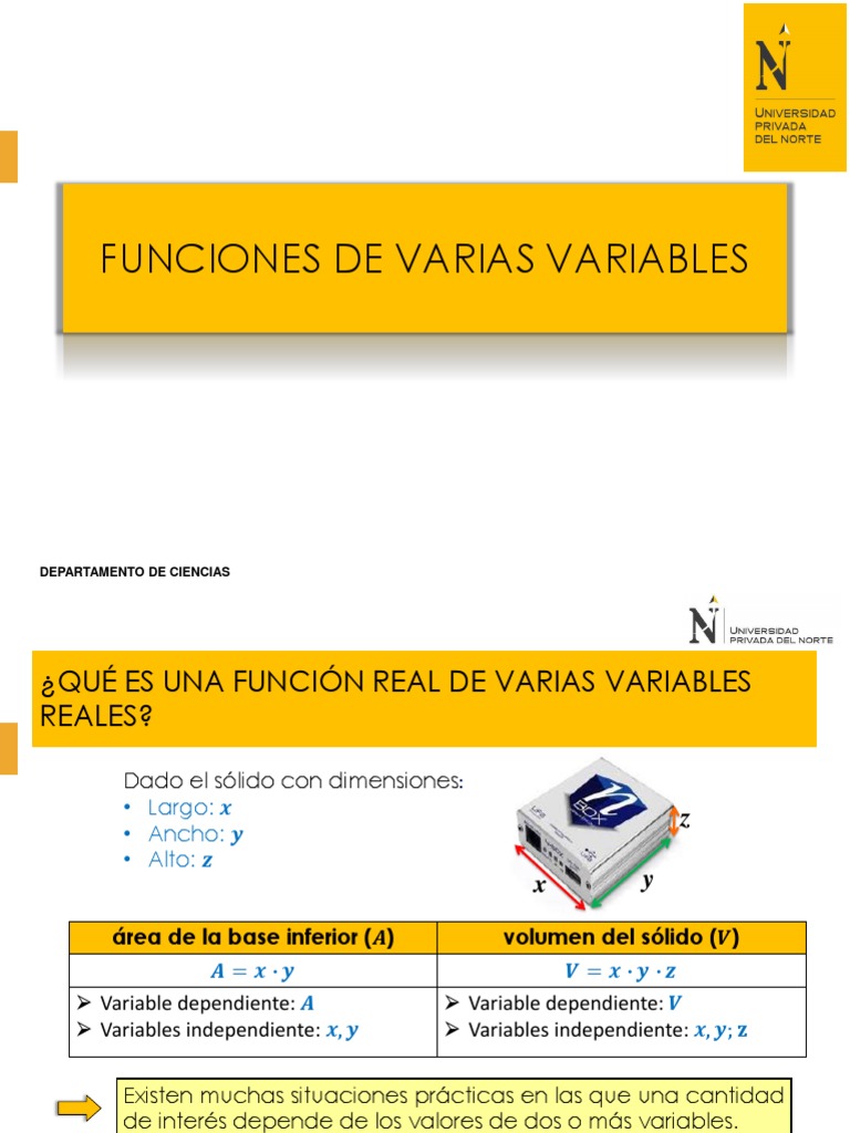 Sesión 1 - Funciones de Varias Variables-2020-1 | PDF | Función (Matemáticas) | Curva