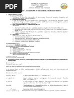 Quadratic Formula Lesson Plan | PDF | Quadratic Equation | Equations