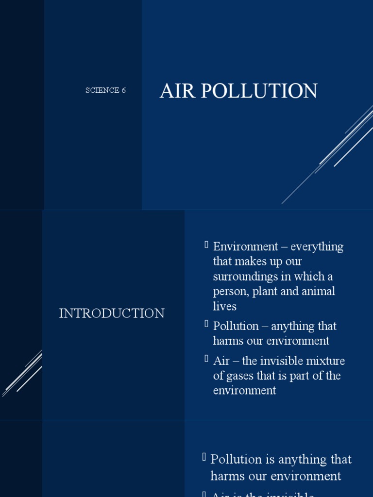 Understanding Air Pollution Basics | PDF