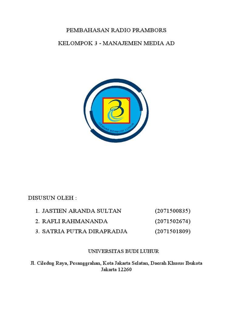 Prambors FM: Radio Anak Muda Indonesia | PDF
