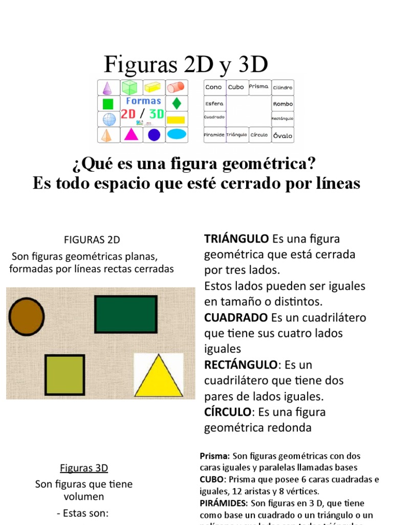 Figuras 2D y 3D | PDF