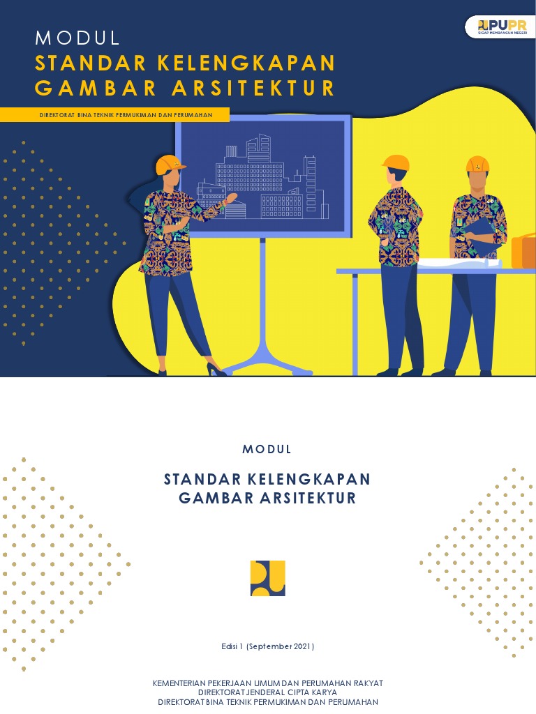 Standar Kelengkapan Gambar AR Versi PUPR 2020 | PDF