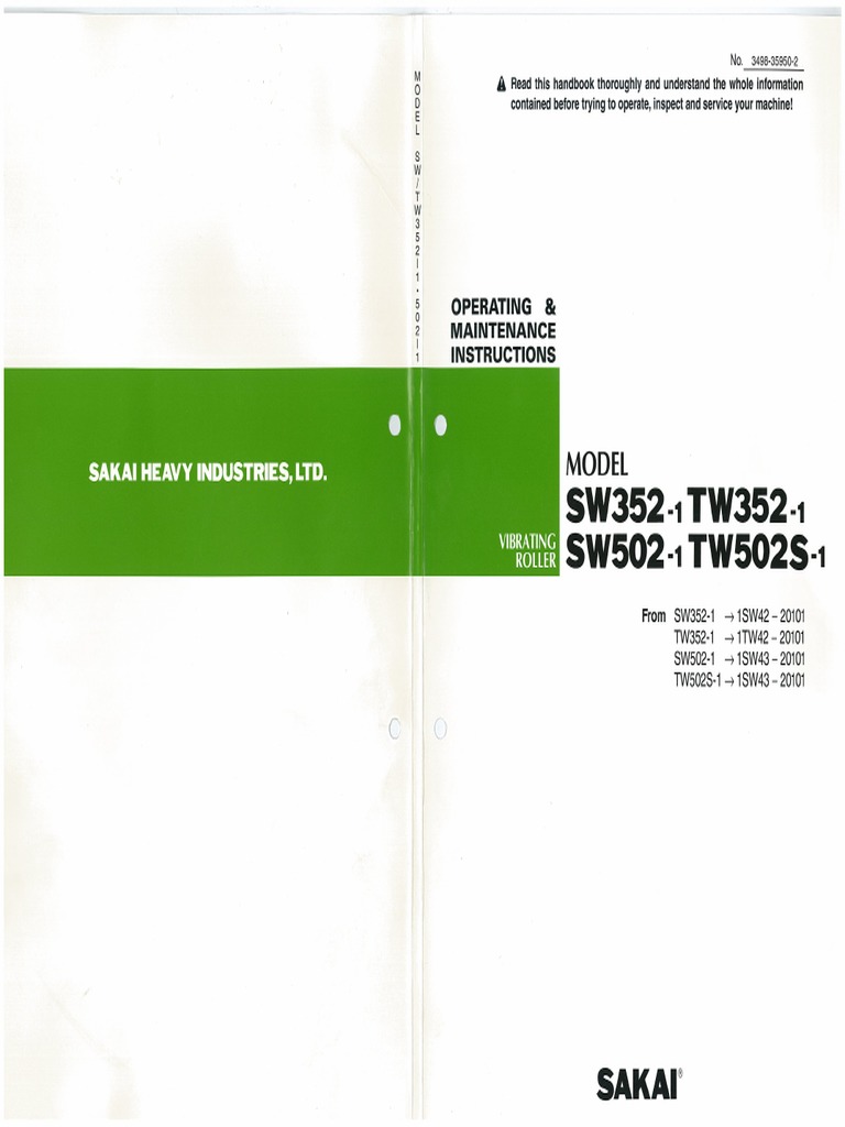 SW TW502 Op Manual | PDF