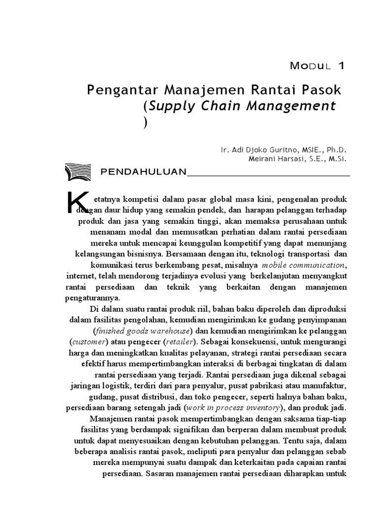 Rantai Pasok | PDF | Komputer