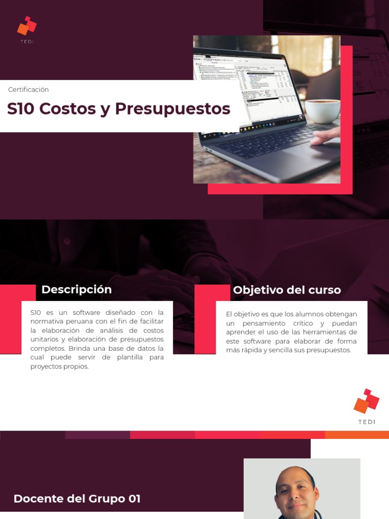 S10 Costos y Presupuestos: Certificación | PDF | Presupuesto | Software