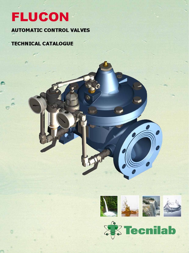 Flucon: Automatic Control Valves Technical Catalogue | PDF | Valve | Pump