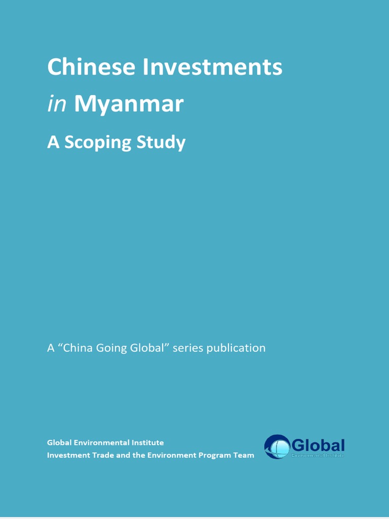 Myanmar Scoping Study | PDF | Mining | State Owned Enterprise