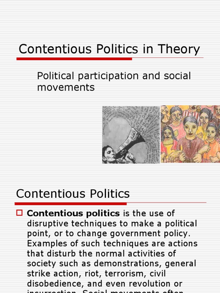 Contentious Politics in Theory | Download Free PDF | Social Movements ...
