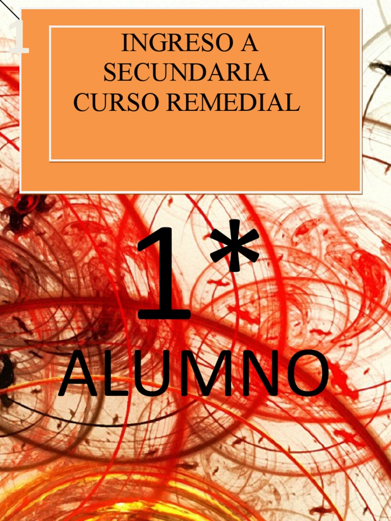 Curso Remedial Primaria | PDF | Salón de clases | Disciplinas
