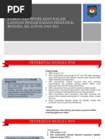 Surat Dan Lampiran Jenis Pelayanan, Persyaratan Dan Penjelasan Dafduk Dan Capil | PDF