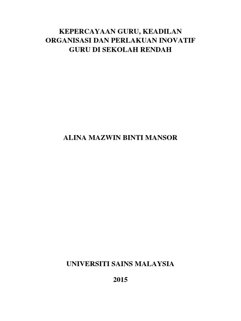Kepercayaan Pendidikan Alina Mazwin BT Mansor | PDF | Karier & Perkembangan | Sains & Matematika