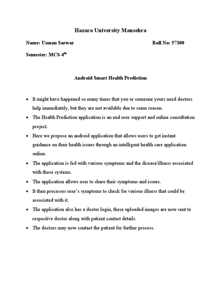 Health Care Project | Download Free PDF | Application Software | Databases