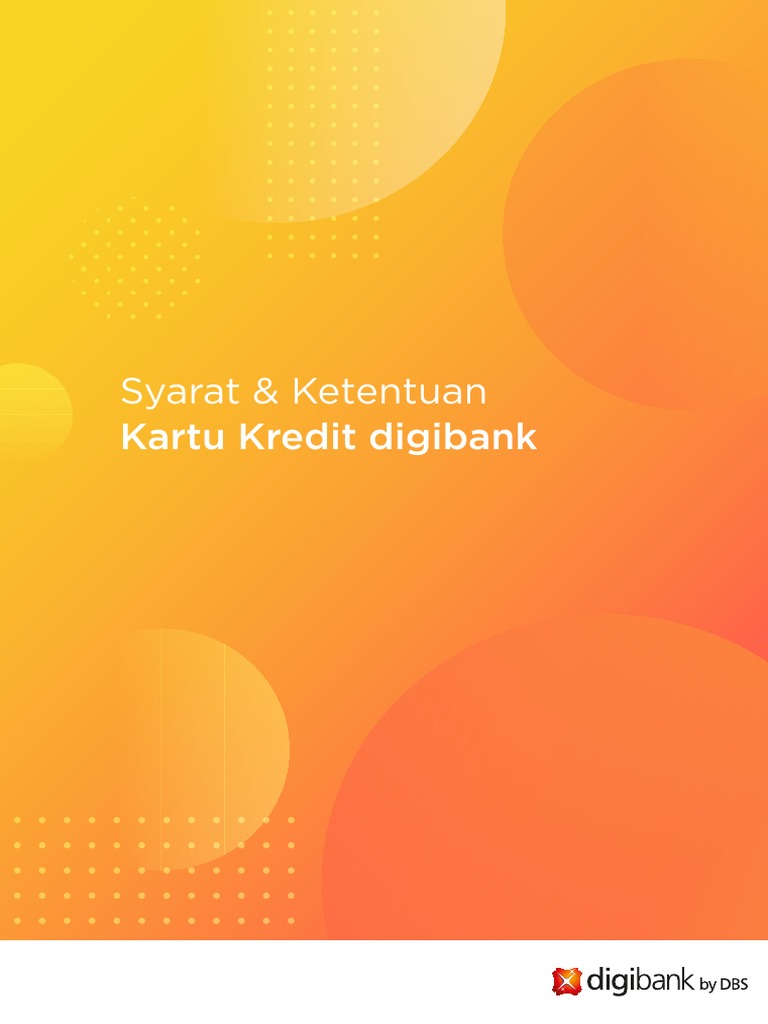 S K Kartu Kredit Digibank Pdf