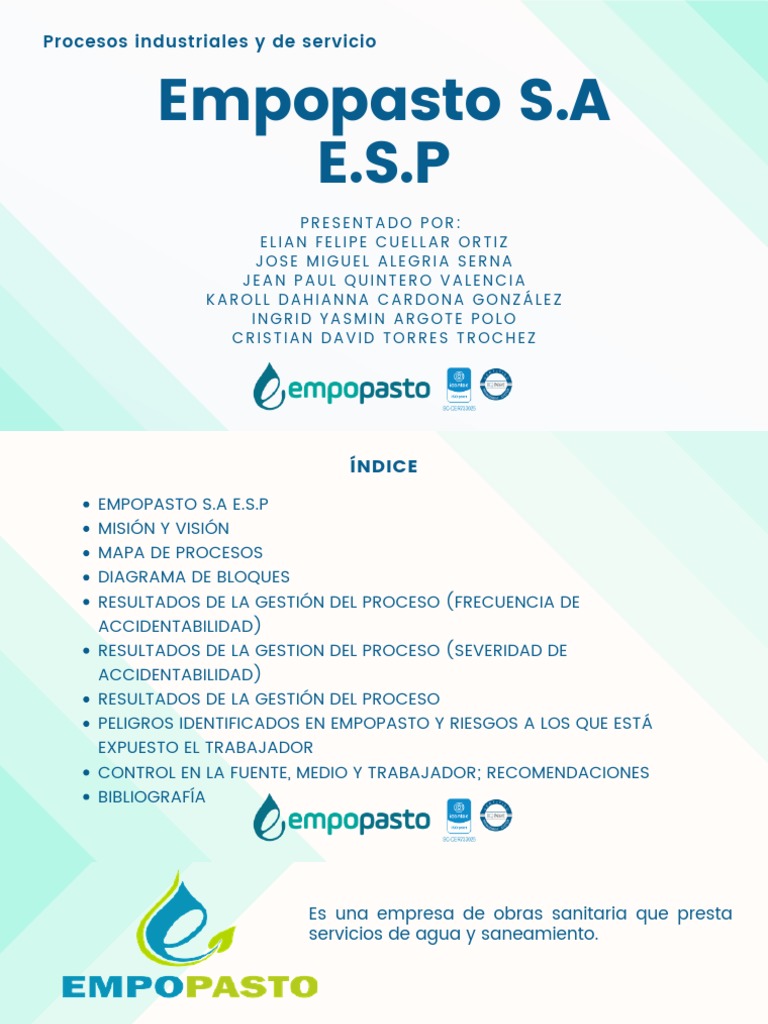 Empopasto | PDF | Cloro