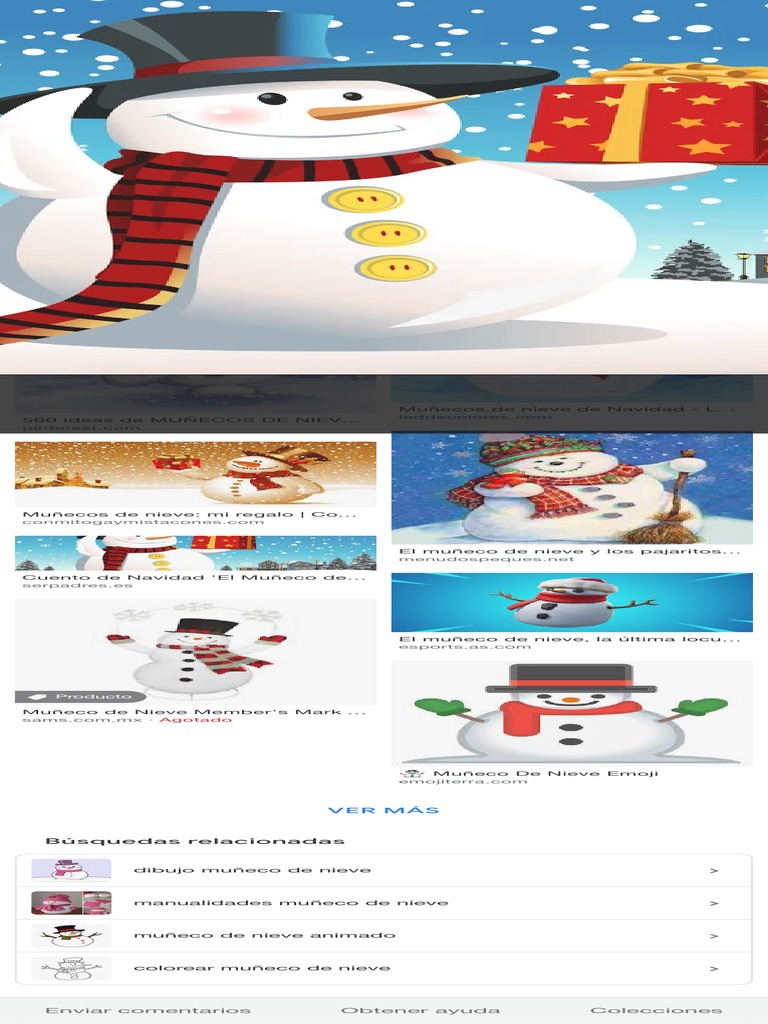 Muñeco de Nieve - Búsqueda de Google | PDF
