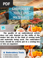 Needlecraft 9 Q1 Module 1 PDF | PDF | Embroidery | Yarn