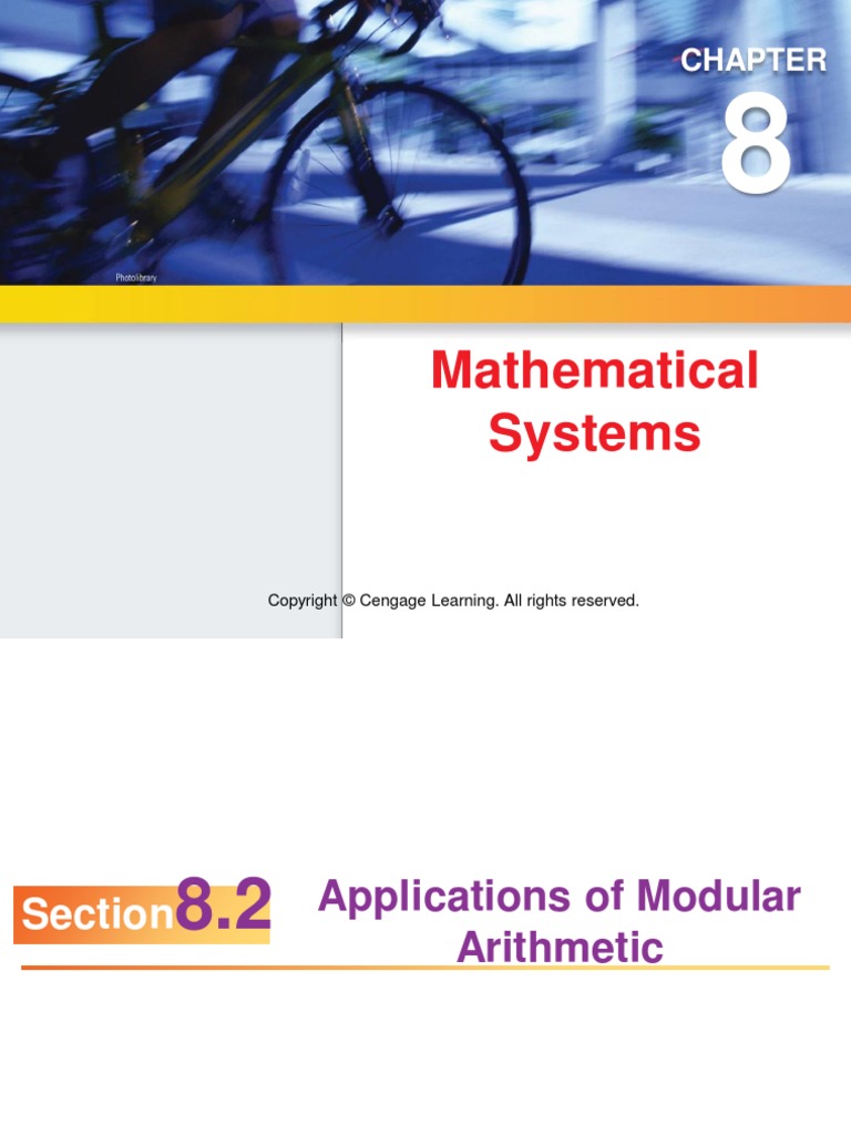 Applications Of Modular Arithmetic Pdf International Standard Book
