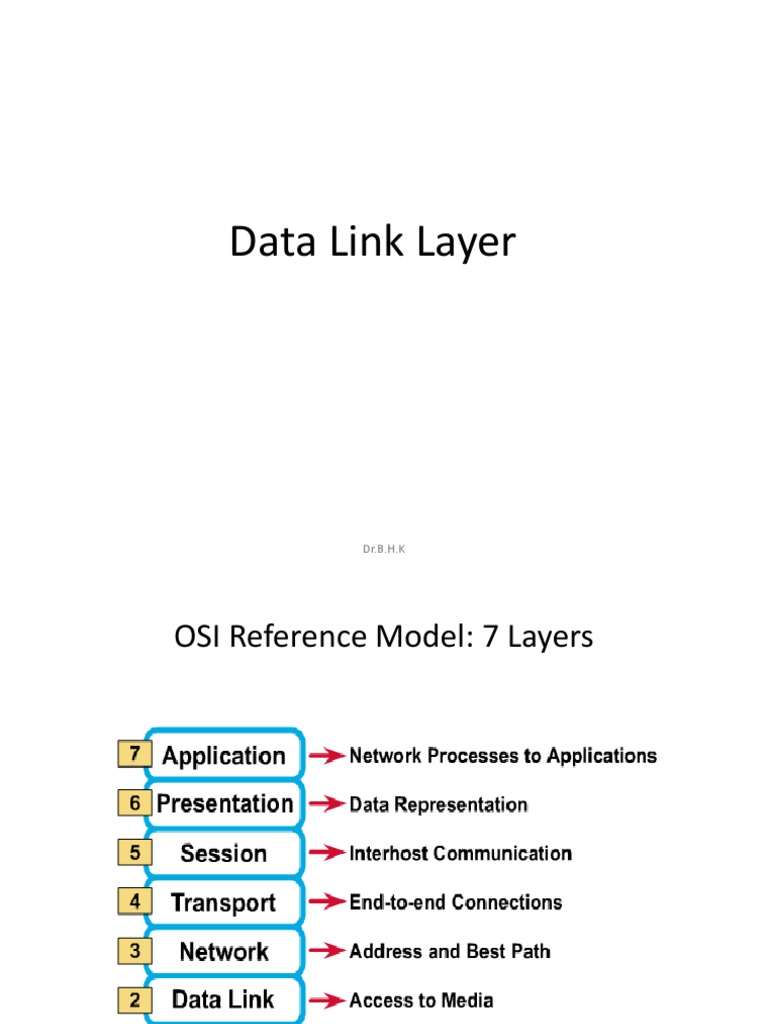 5 DataLink Layer | PDF | Osi Model | Computer Architecture
