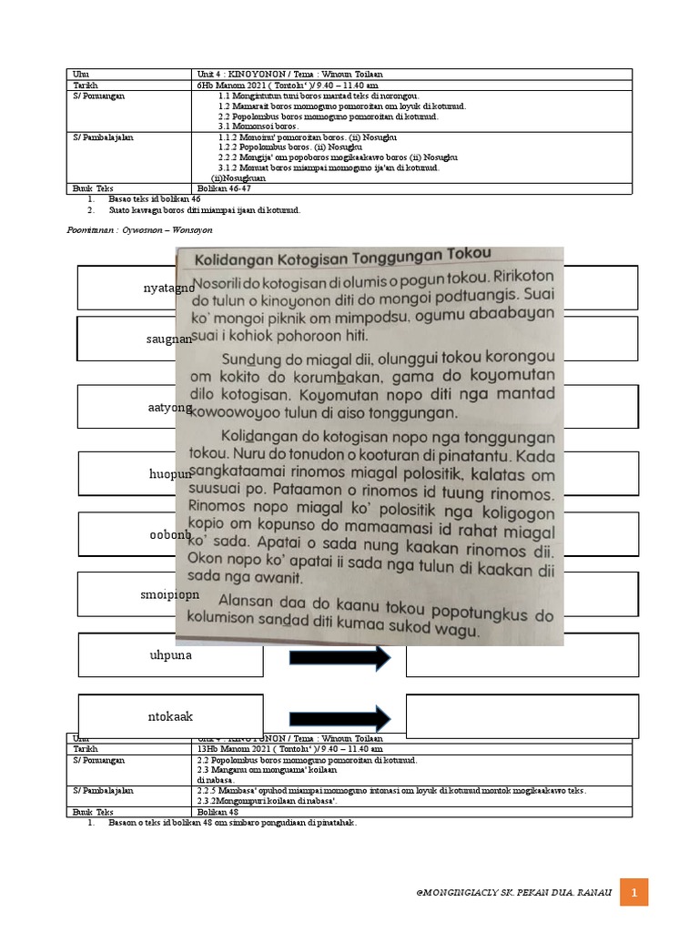 Modul BKD Tahun 4 Sept 2021 | PDF