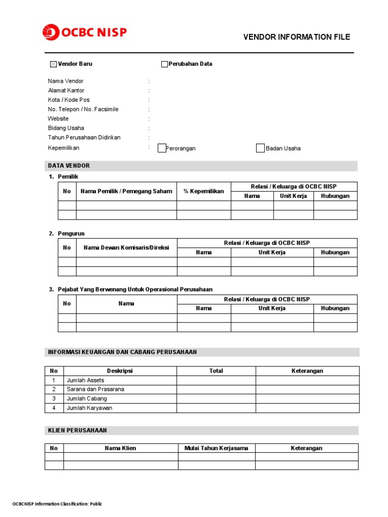 Vendor Information File PDF