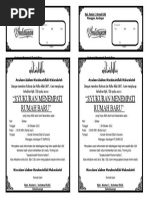 Template Ucapan Nasi Kotak 40 Hari Meninggal | PDF