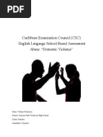 CSEC Social Studies SBA | PDF | Parenting | Single Parent