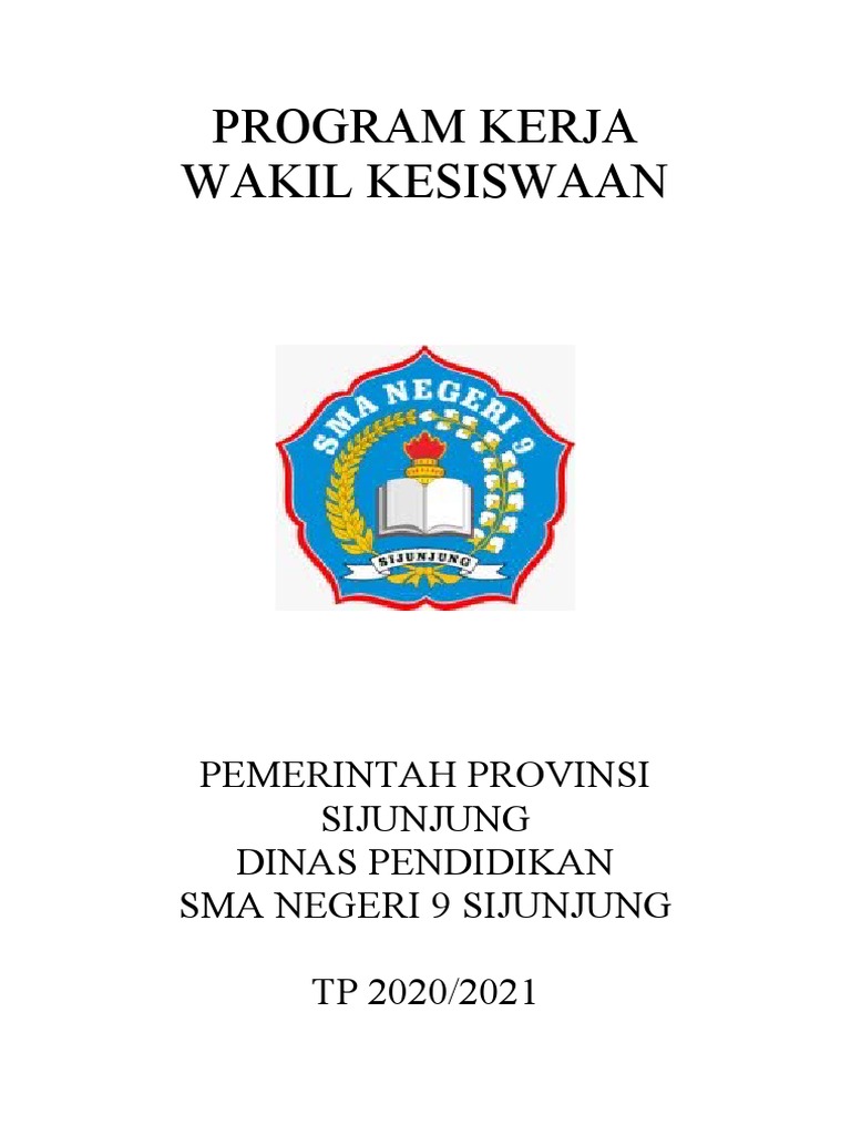 Pprogram Kerja Kegiatan Wakasis | PDF | Karier & Perkembangan