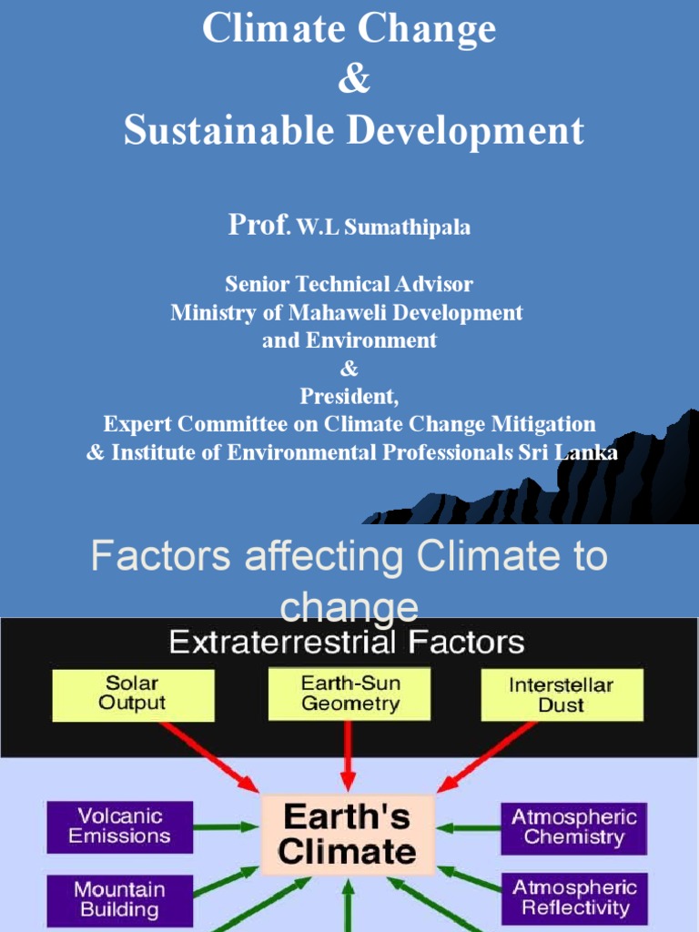 Sustainable Development and Climate Change | PDF | Climate Change ...