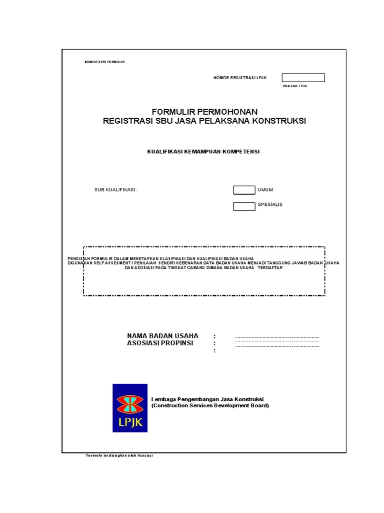 Form Sbu Baru Sesuai Perlem No 3TH 2017 | PDF