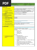 Detailed Lesson Plan in Probability | PDF | Probability | Odds