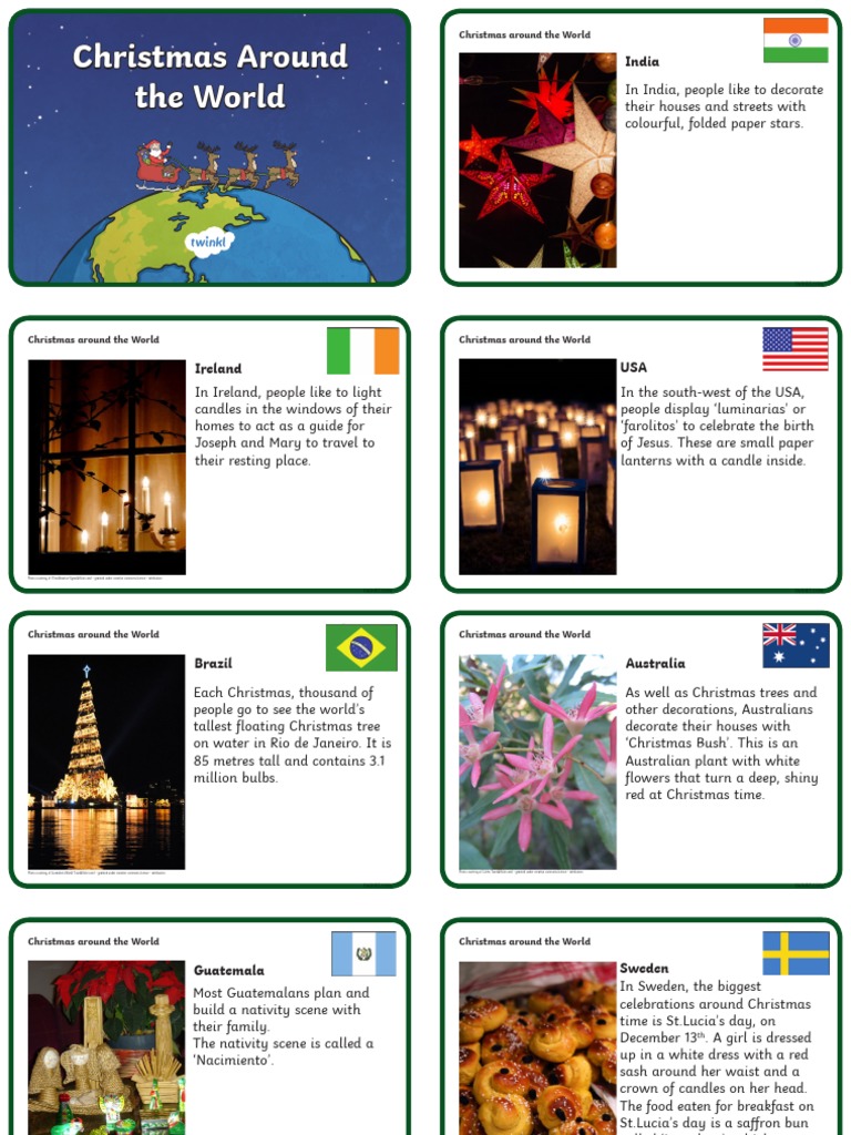 Christmas Around The World: India | PDF | Christmas | December Observances