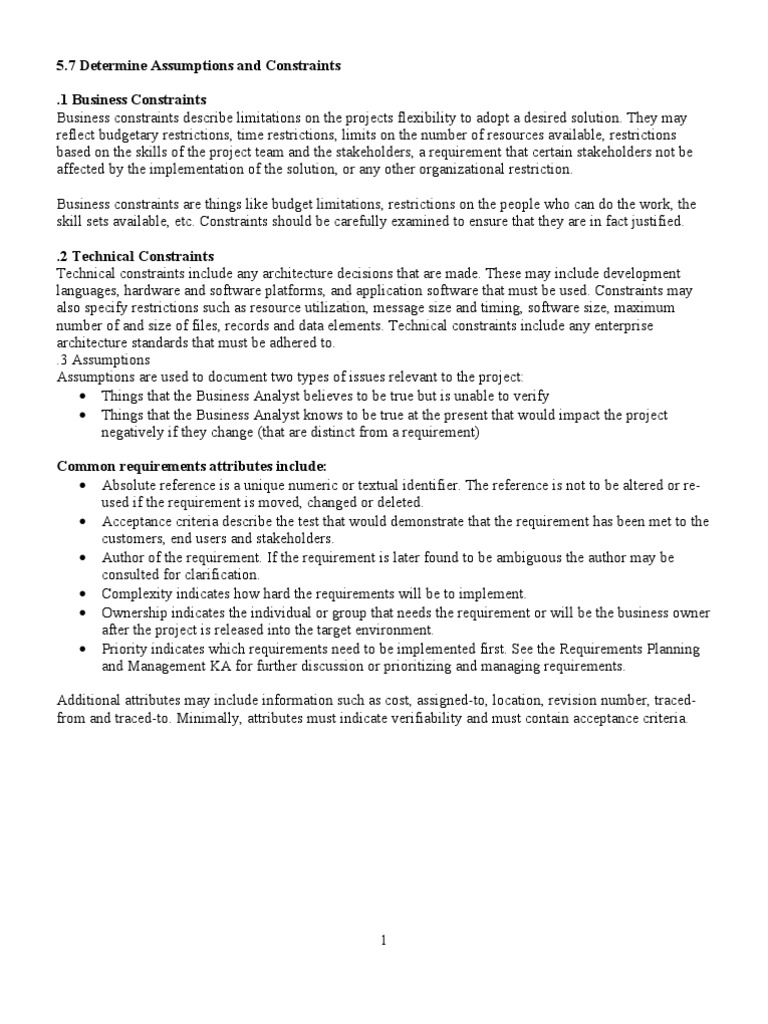 BABOK_Summary of Requirements Analysis and Documentation | Use Case ...