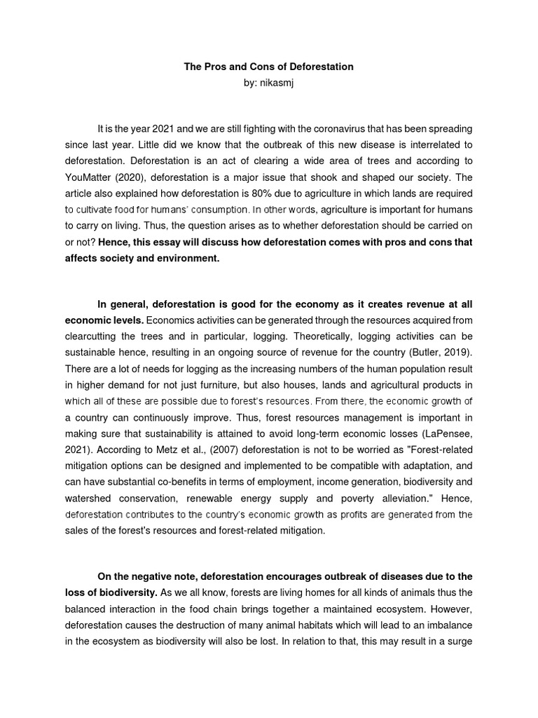 Deforestation: Impacts and Insights | PDF | Deforestation | Biodiversity