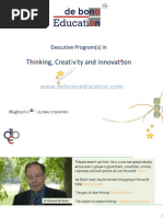 Edward de Bono CoRT Thinking Programme | PDF | Narration | Thought