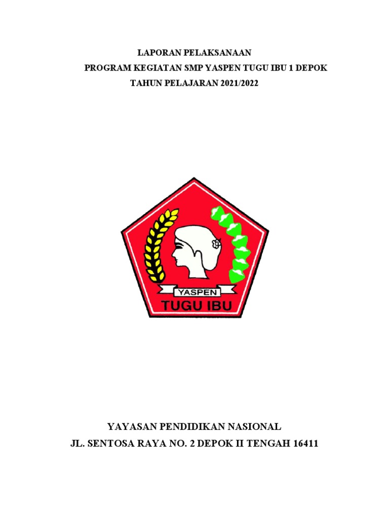 Laporan Pelaksanaan Program Kegiatan Sekolah | PDF