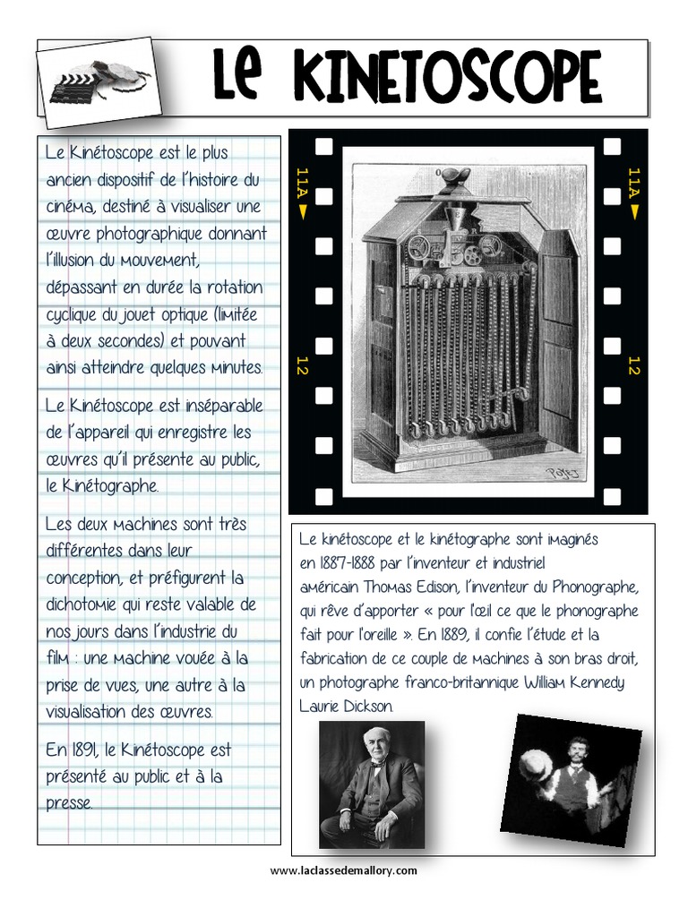 Histoire du Kinétoscope d'Edison | PDF