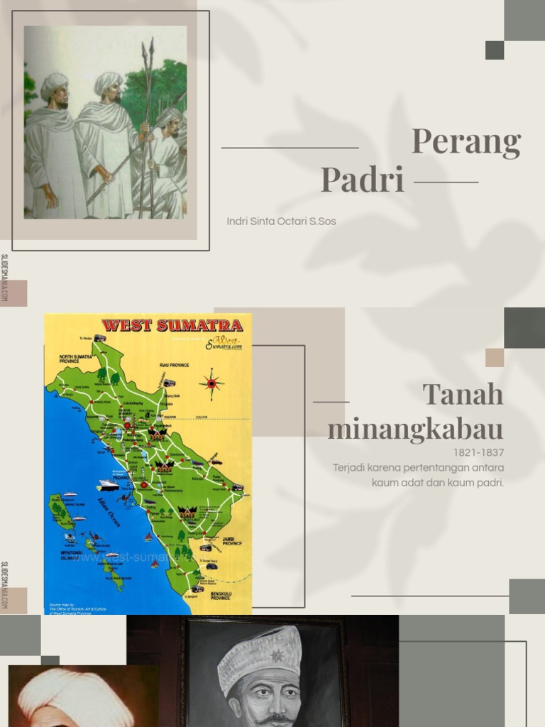 Peta dan Kronologi Perang Padri | PDF