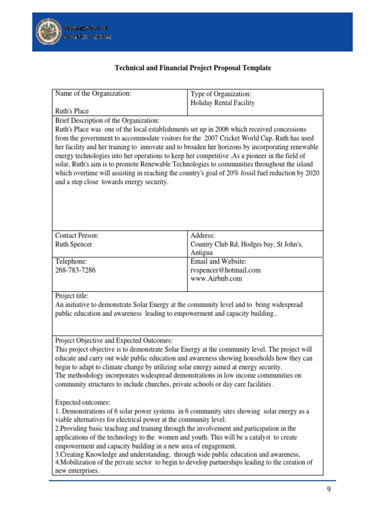 Solar Energy Community Initiative Proposal | PDF | Solar Power | Solar ...