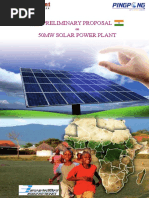 Solar PV Project Report | PDF | Photovoltaic System | Solar Energy