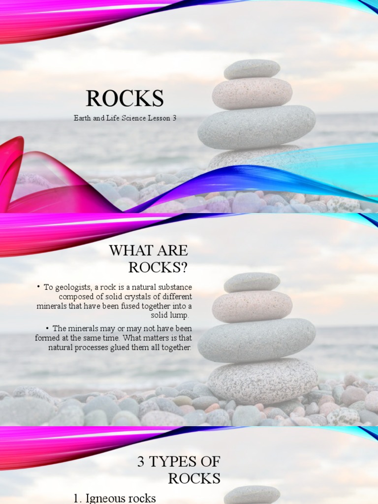 Rocks: Earth and Life Science Lesson 3 | PDF | Igneous Rock | Rock ...
