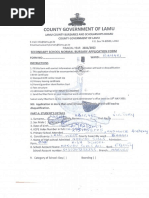 Oshigambo High School 2026 Application Form | PDF