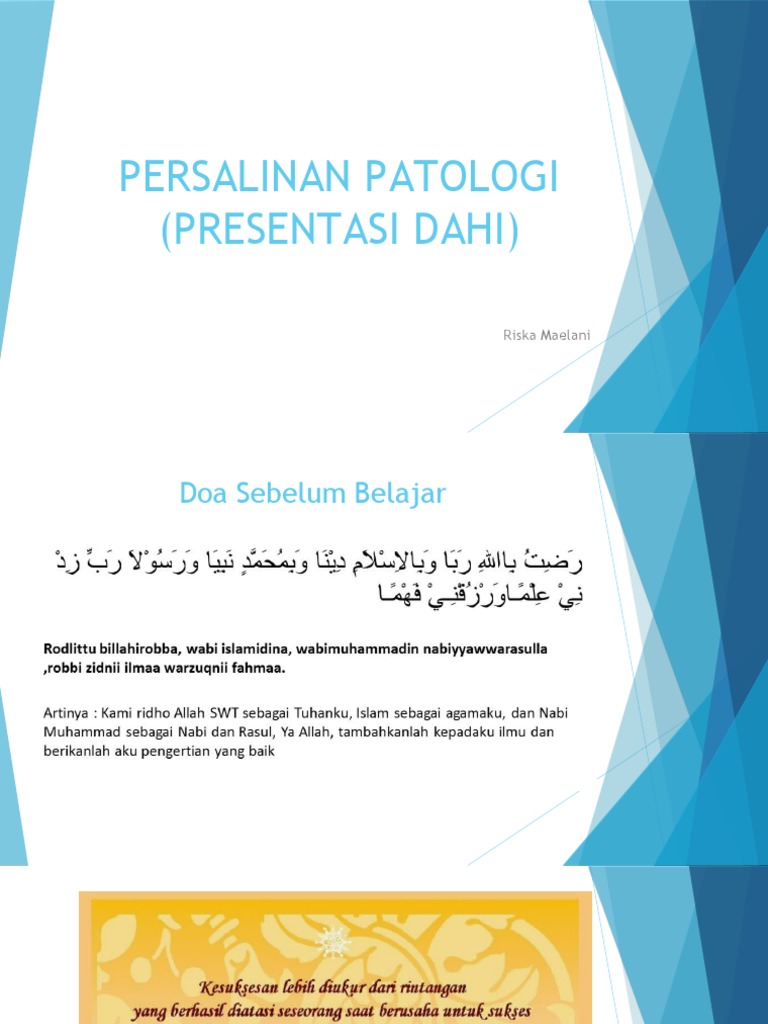 Presentasi Dahi | PDF